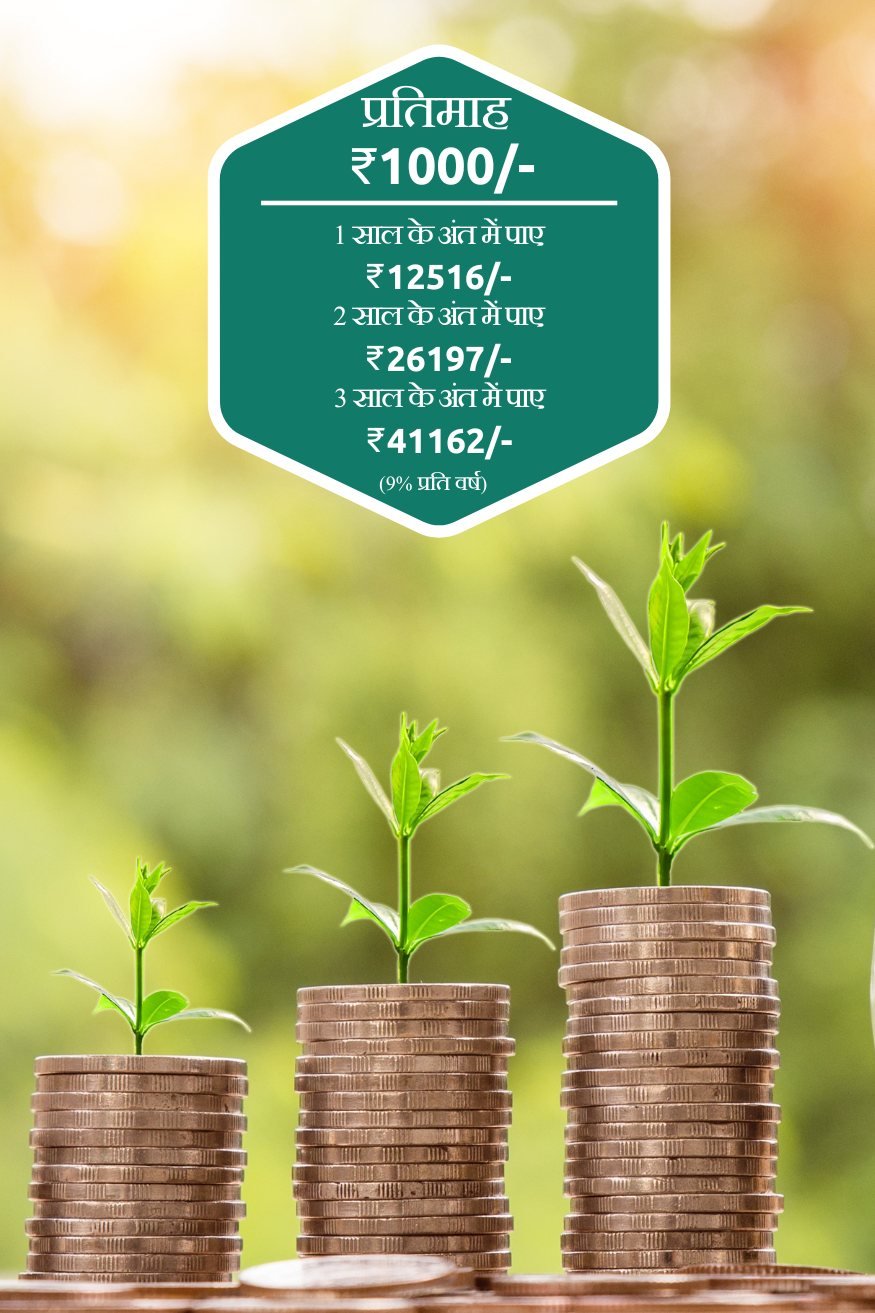 Benefits of the 1000 Rs Per Month RD Scheme - Shree Greenies Nidhi Bank LTD